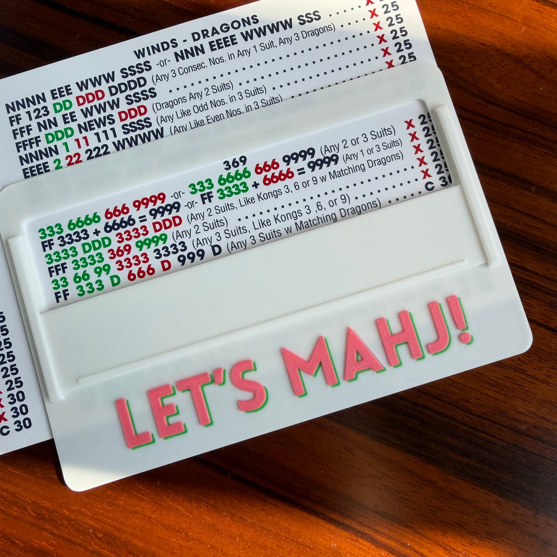 Adjustable Line Reader – The Royal Mahjong Society