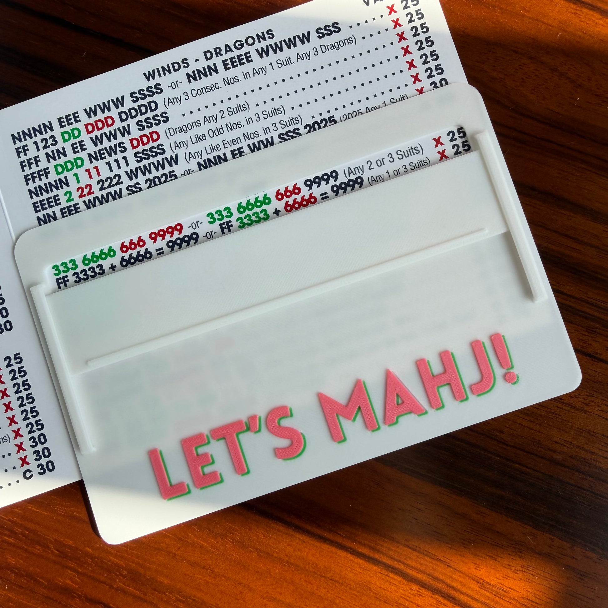 Adjustable Line Reader – The Royal Mahjong Society